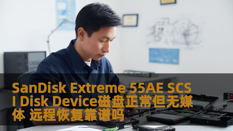 SanDisk Extreme 55AE SCSI Disk Device磁盘正常但无媒体 远程恢复靠谱吗-技王数据恢复中心